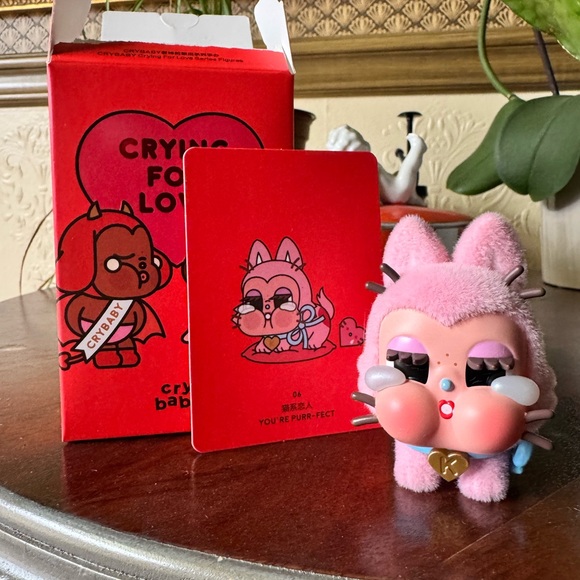 Cry Baby | Toys | Pop Mart Cry Baby Crying For Love Youre Purrfect ...